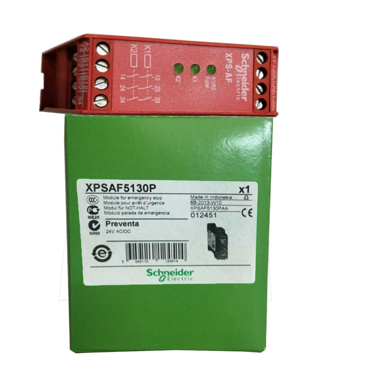 Schneider Xps-Af5130P/Xpsaf5130P 24Vac/Dc Screw Clamp Output Safety ...