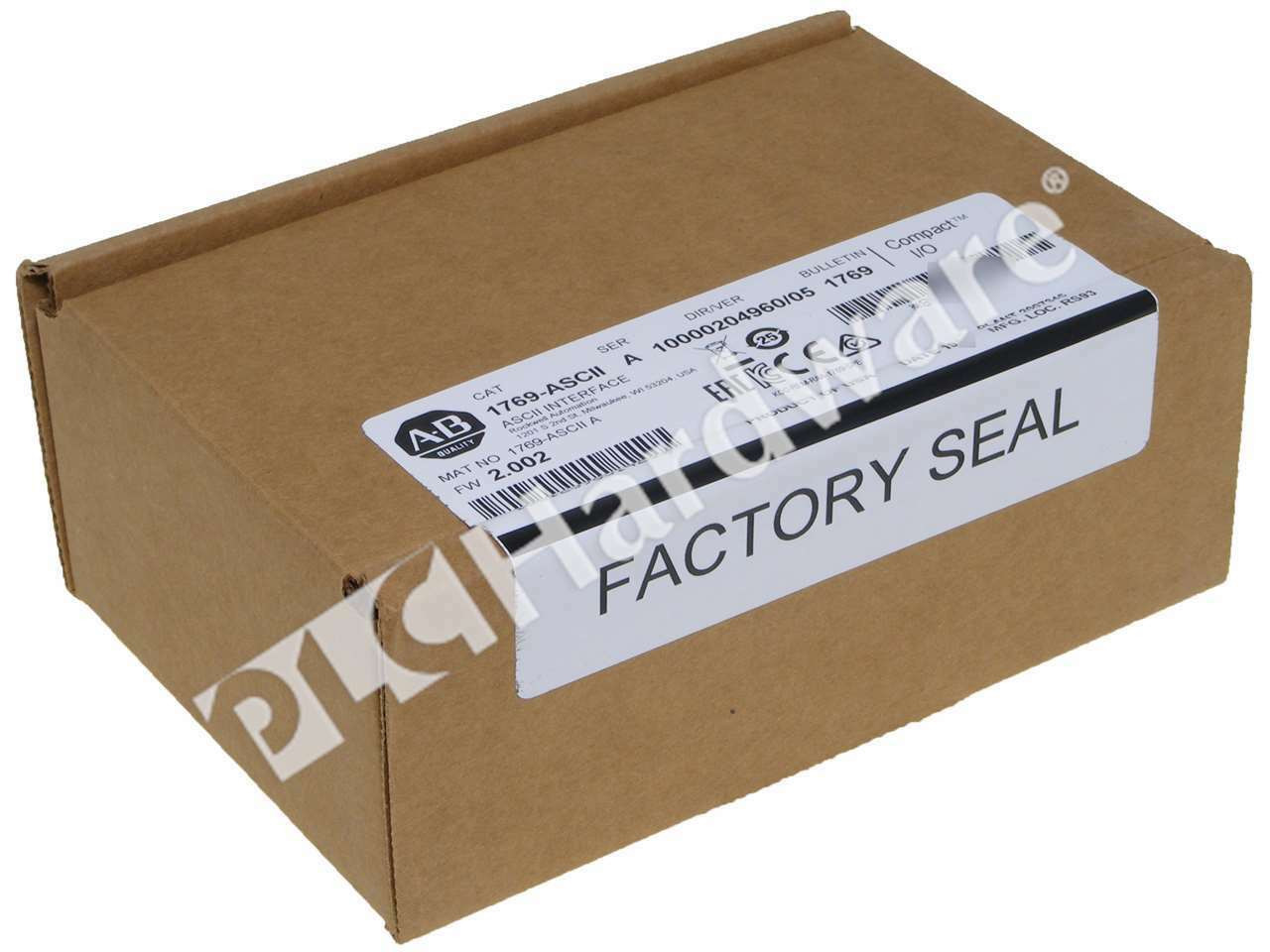 Allen Bradley 1769-Ascii /A Compactlogix Rs232/Rs485/Rs422 Ascii ...