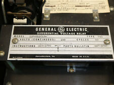 General Electric Type Pvd, 60 Cycles Differential Voltage Relay ...