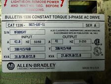allen bradley bulletin 1336 constant torque 3-phase ac drive ...