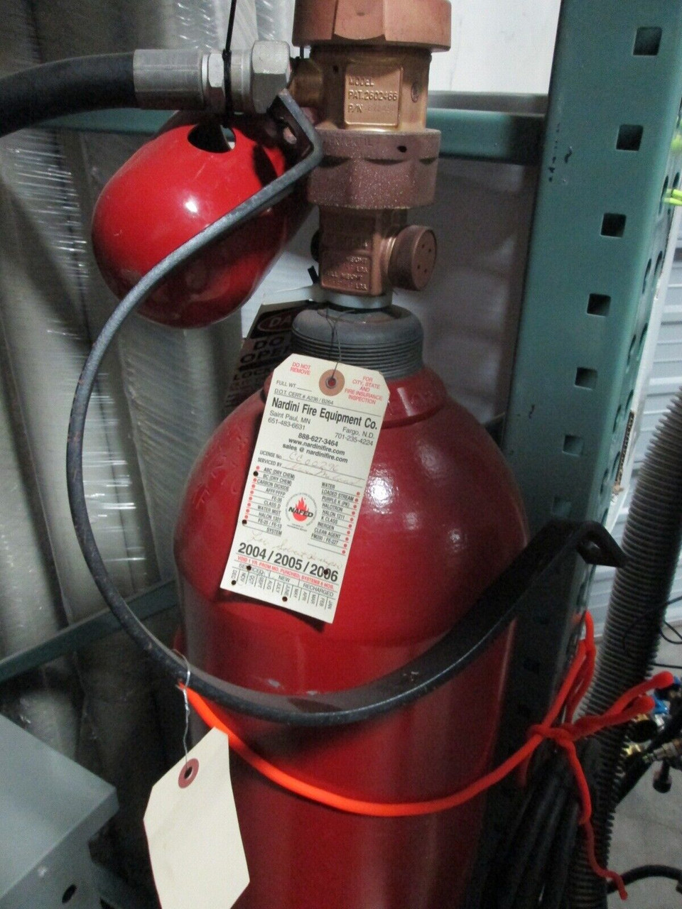 Kidde Fenwal 81-870287-000 Fire Extinguisher System Tank, Carbon Dioxide