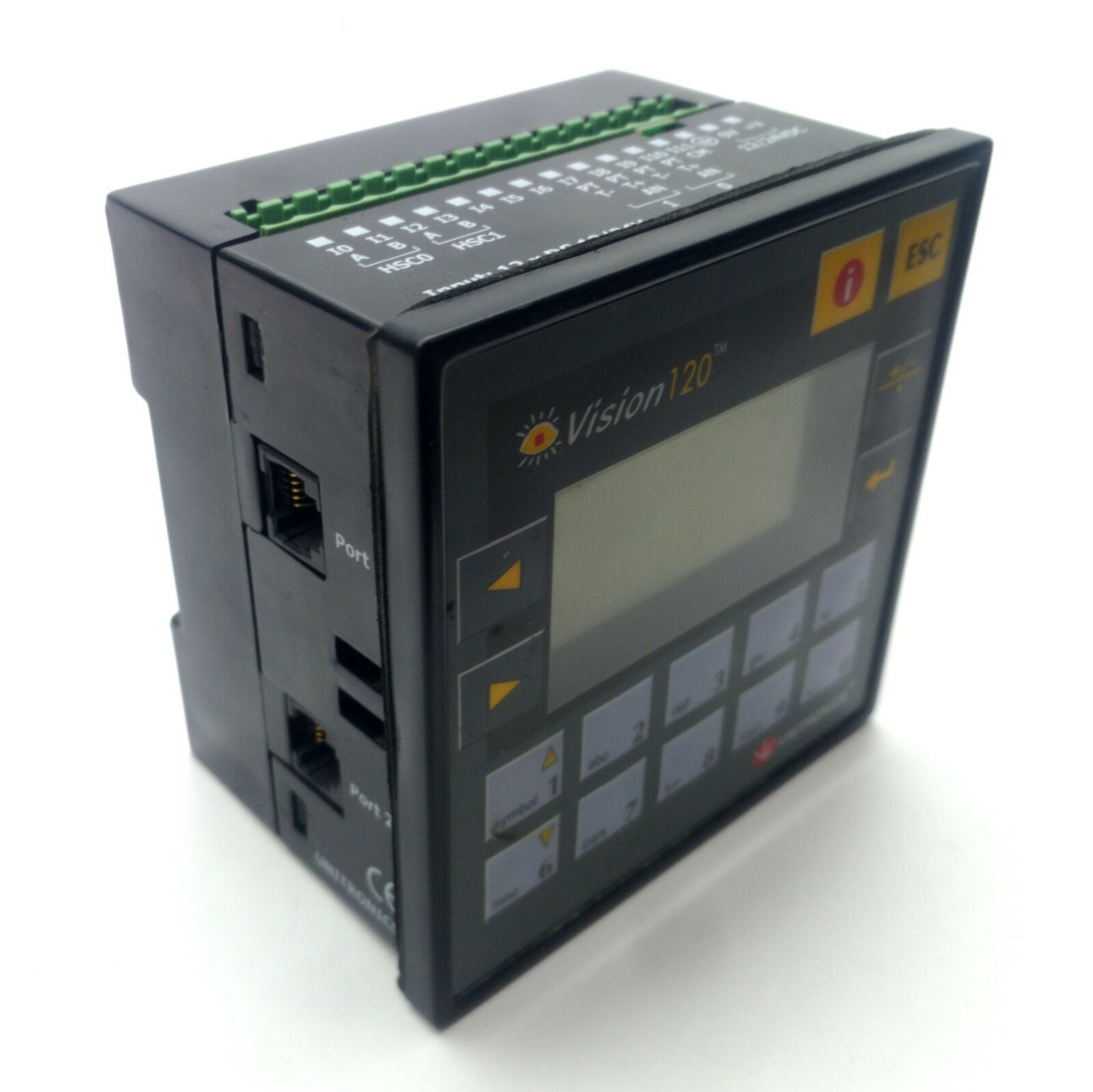 Unitronics V120-22-Un2 Vision120 Plc & Hmi, 2.4"Screen, 12X I/O, Rs232 ...