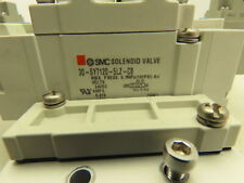 Smc 30-Sy7320-5Lz-02 Pneumatic 24Vdc Solenoid Valves 9-Station Manifold ...