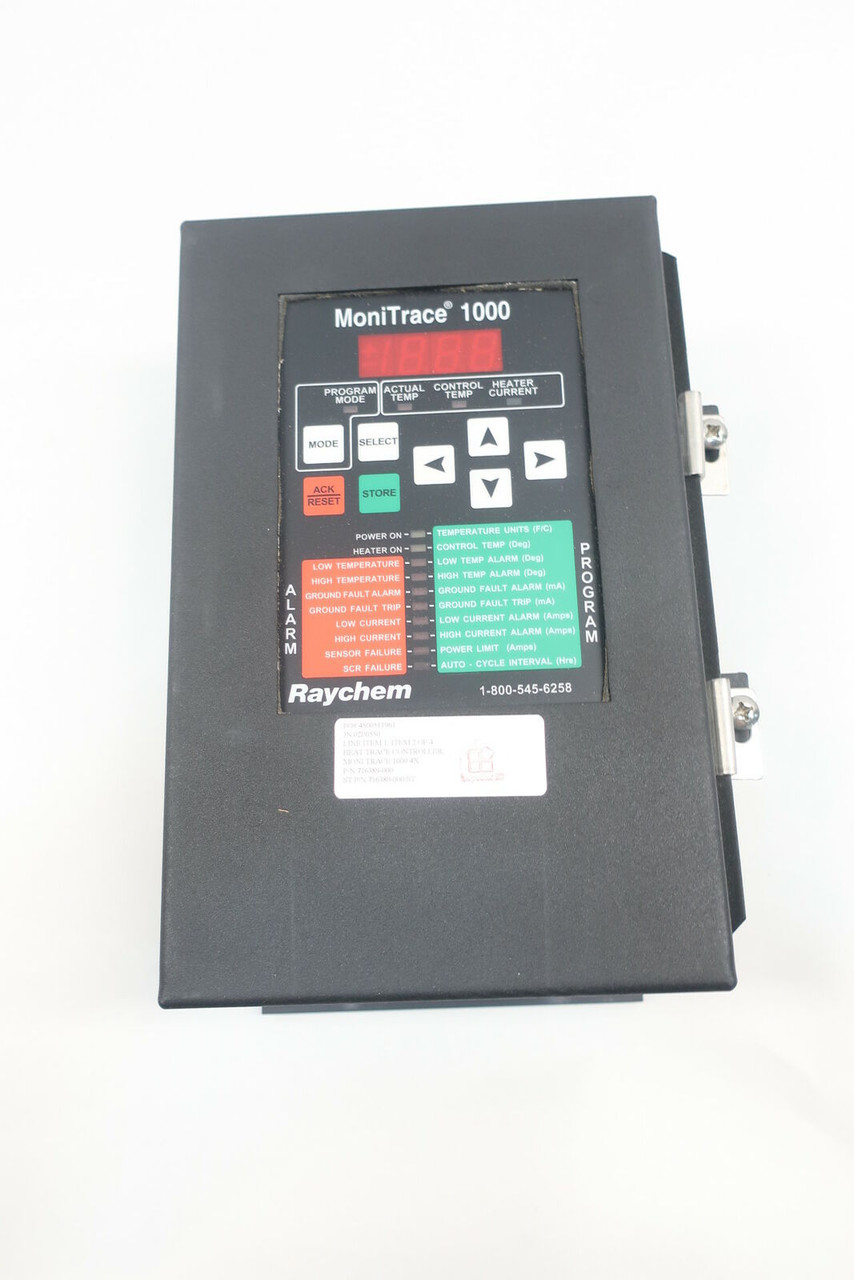 Raychem Monitrace 1000 Heat Trace Controller 120-277V-Ac - Industrial Lynx