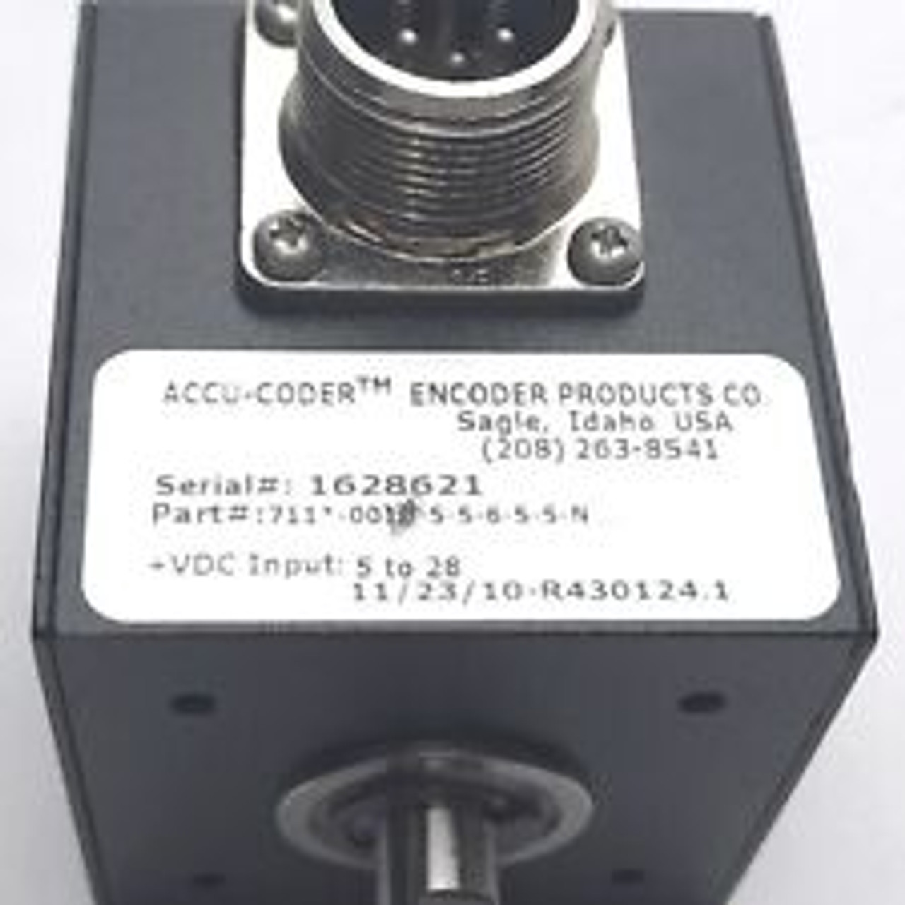 Accu Coder 711 0010 S S 6 S S N Incremental Shaft Encoder 10cpr 5vdc 6 Pin Industrial Lynx