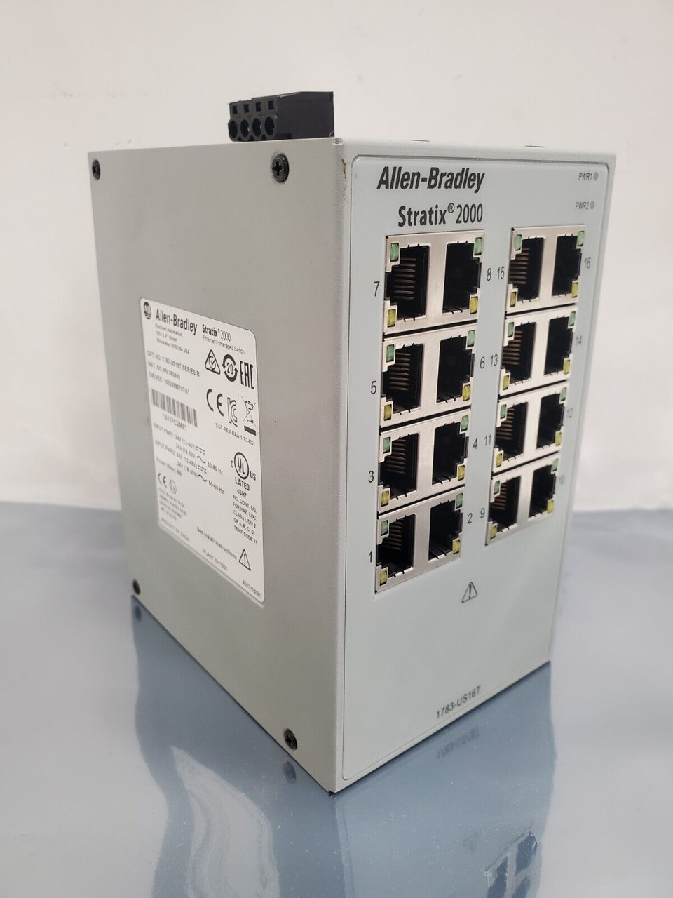 Allen-Bradley Stratix 2000 Unmanaged Ethernet Switch 1783-Us16T ...
