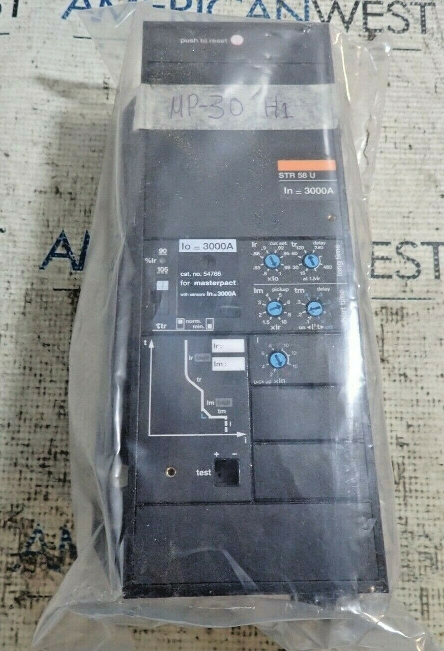 Merlin Gerin Str58U 54766 Lsi Trip Unit For Masterpact Circuit Breaker ...