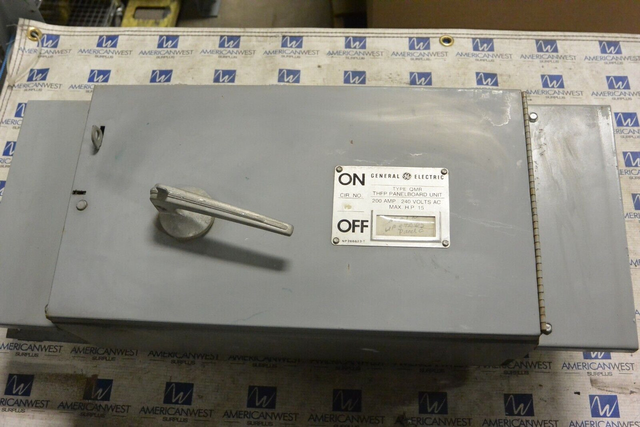 Thfp224 Ge Qmr Panelboard Switch 200 Amp 2 Pole 240 Volt Fusible ...