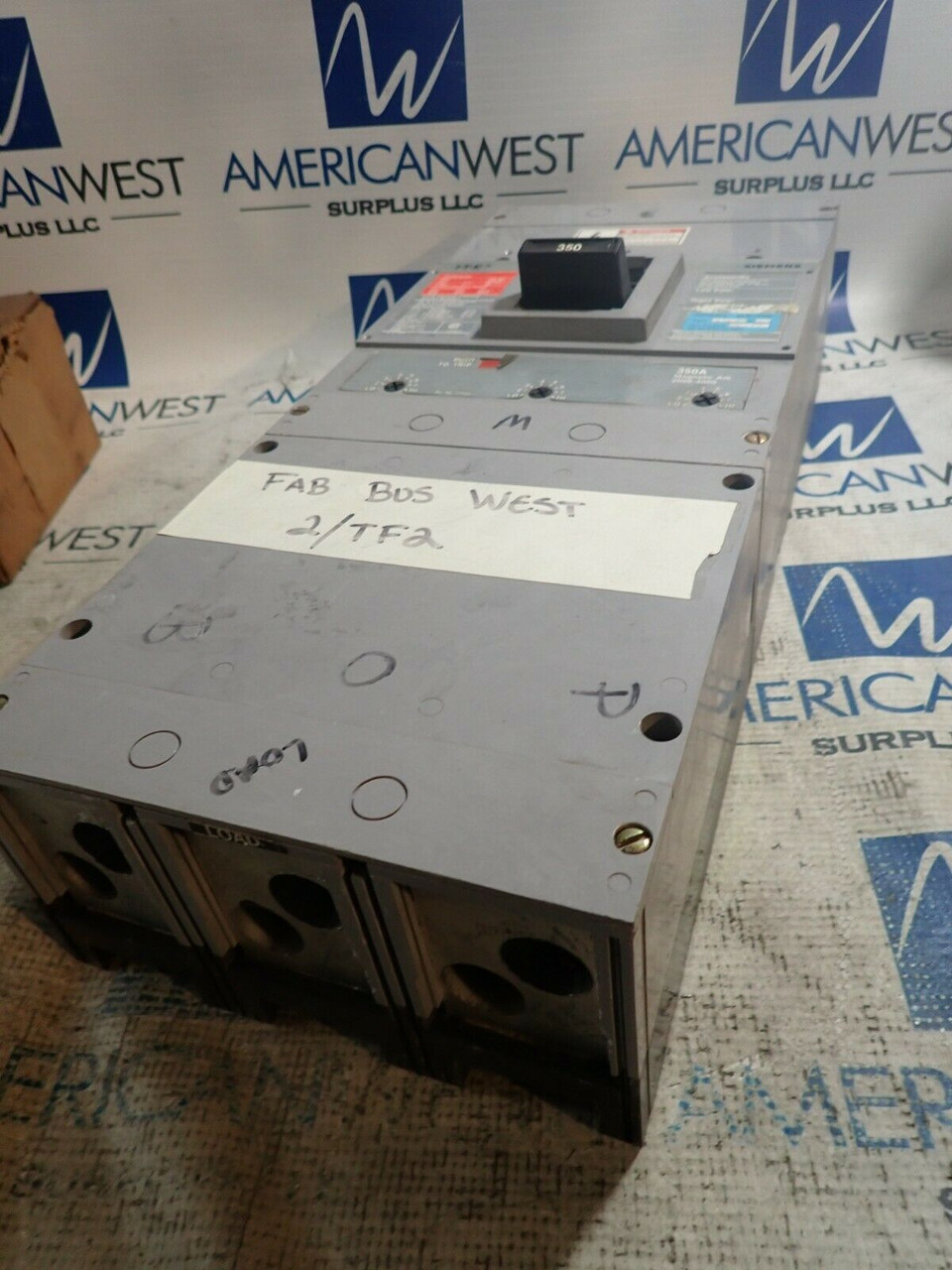 Siemens Cjd63B350 350 Amp 100Ka @ 600 Volt 3 Pole Cjd6 Circuit Breaker ...
