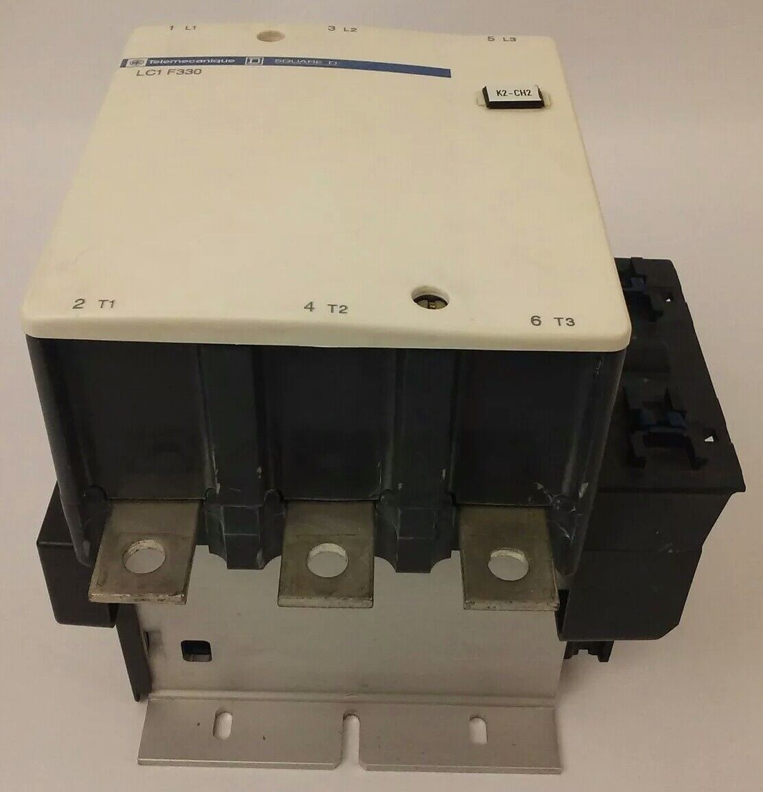 Telemecanique Lc1F330 Contactor,3Ph,600Vac, 370A, 250Hp, 120/127V 40 ...