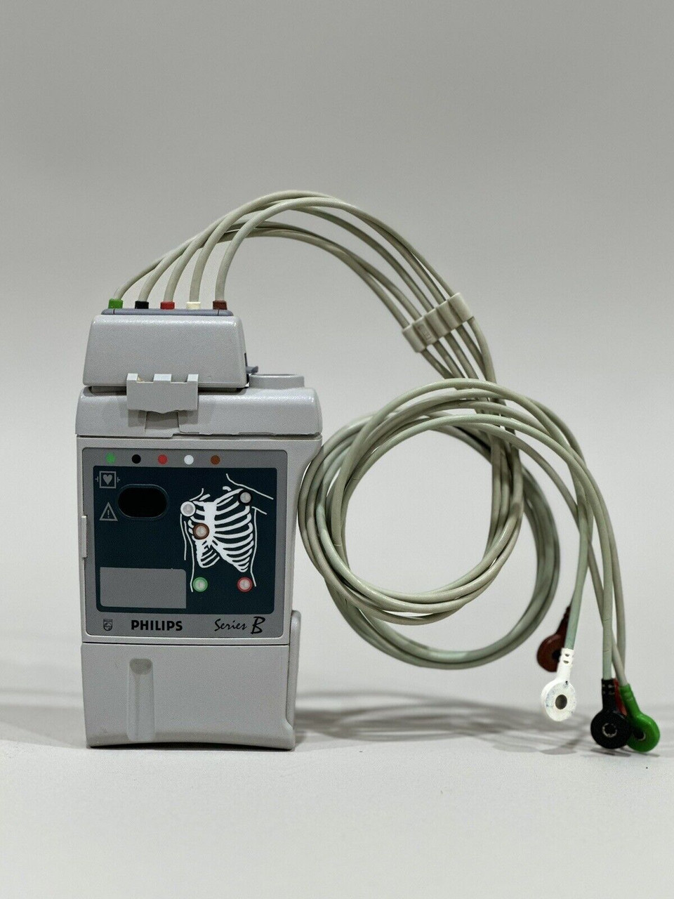 Philips M2601A Telemetry Module With 5 Lead Ecg Cable - Industrial Lynx