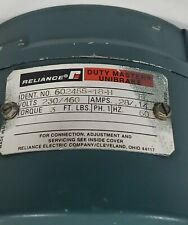 Reliance 602455-18-H Fe Motor Brake 230/460V .28/.14A 3Ft Lbs Torque ...