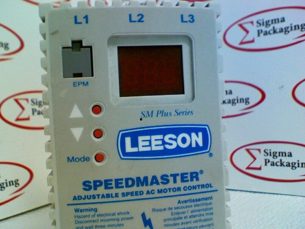 leeson speedmaster adjustable speed ac motor control, 208/240v, .25hp ...
