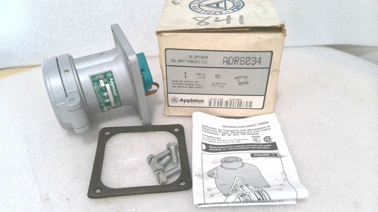 Appleton Aeab13420C-356 - 3P 20A 480V Explosion Proof Breaker Enclosure ...