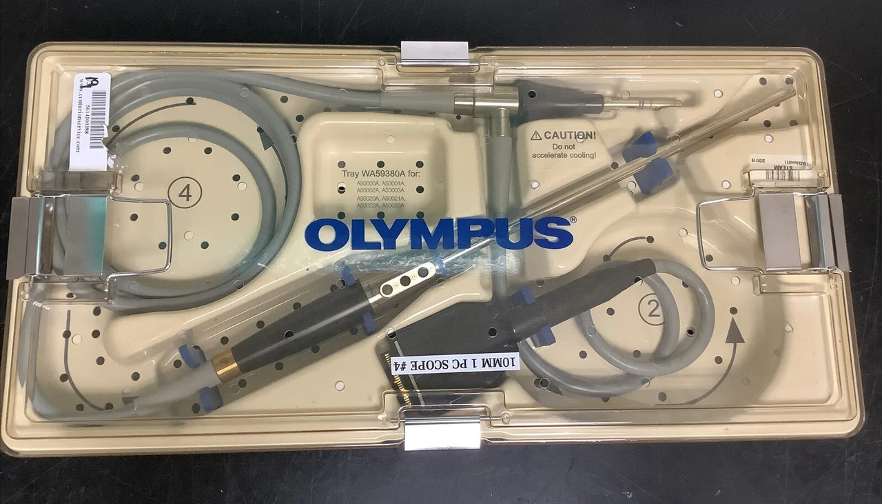 Olympus Visera A50001A Endoeye 10Mm 0 Degree Scope With Wa59380A Tray ...