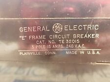 General Electric Te32015 3 Pole 15 Amp 240 Volt Circuit Breaker ...