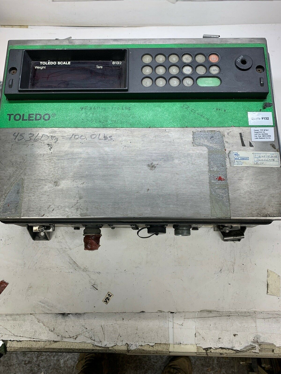 Mettler Toledo Scale Controller. Model: #8312/Fact: #8312-0011 ...