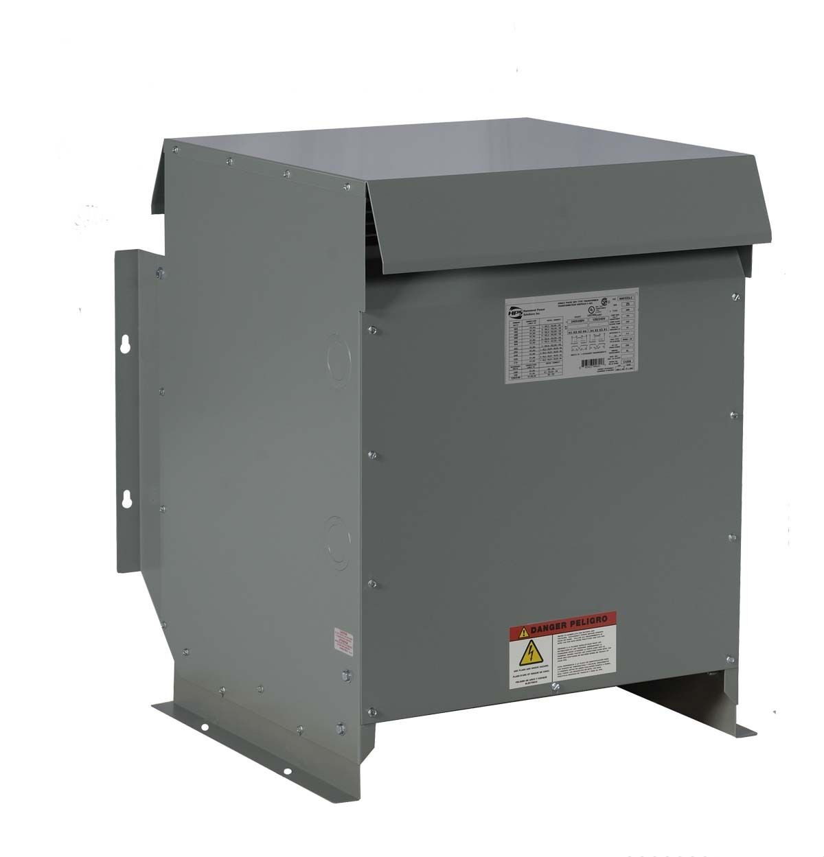 15Kva Dry Type Transformer, 480 - 208Y/120 Volt Step Down, 3 Phase ...