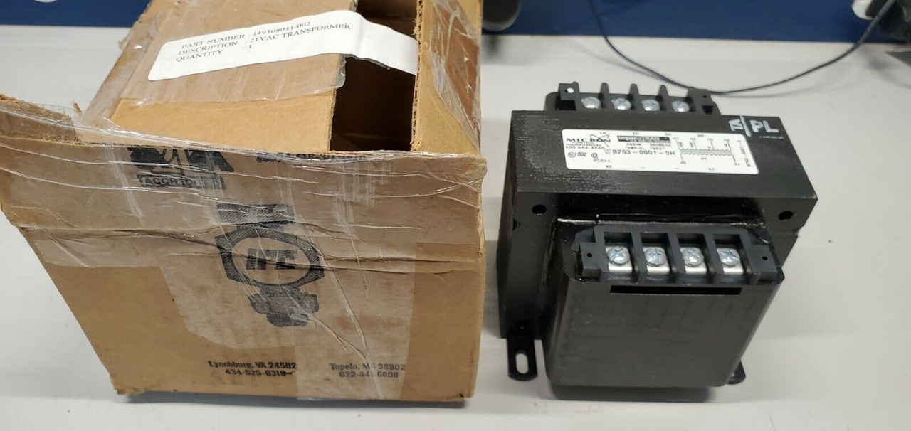 Micron Impervitran Control Transformer B263-0001-5H 263V 50/60Hz ...