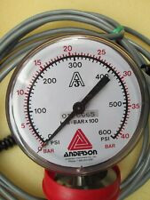 Anderson Pressure Transmitter W/Sanitary Flange & Relay Contactor 0-600 ...