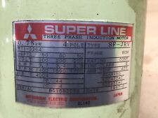 Mitsubishi Induction Motor Superline Sf-Jrv 3Phase 4Pole 0.75Kw ...