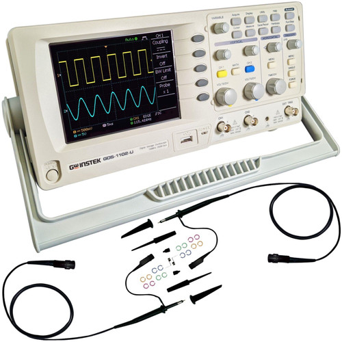 Instek Gds-1102-U 100 Mhz Oscilloscope 2 Input Dual Channel Dso With ...