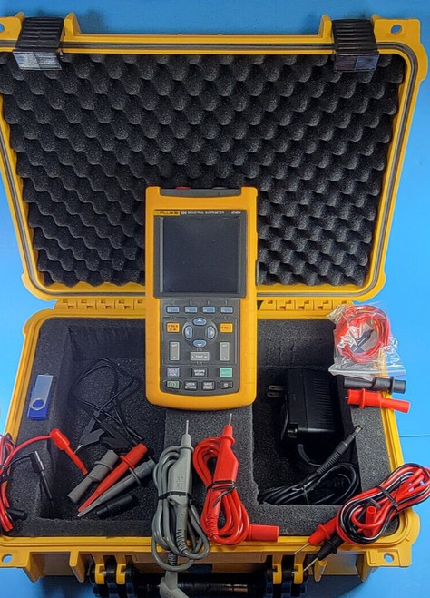 Fluke 124 40Mhz Scopemeter Oscilloscope Scope Meter Multimeter ...