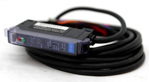 Keyence Fs-M1 Fiber Amplifier, Cable Type, Main Unit, Npn - Industrial Lynx