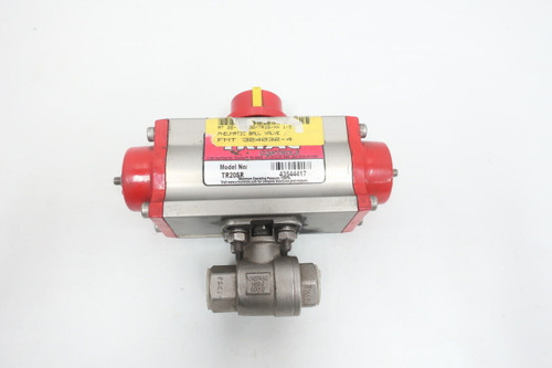 Triac TR20SR Pneumatic Stainless Ball Valve 1/2in Npt - Industrial Lynx