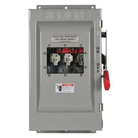 Siemens Hf362Jchw Fusible Single Throw Safety Switch, Heavy Duty, 600V ...