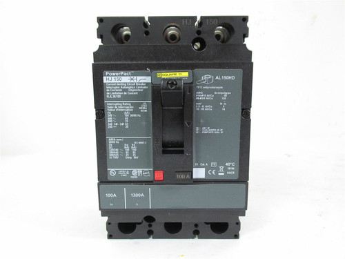 Square D Hjl36100 Molded Case Circuit Breaker, 100A, 600Vac ...