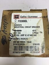 Cutler Hammer Circuit Breaker, Fd3040L, 3P, 40A, 600V, - Industrial Lynx