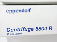 Eppendorf 5804R Refrigerated Centrifuge 15 Amp Version & S-4-72 Rotor ...
