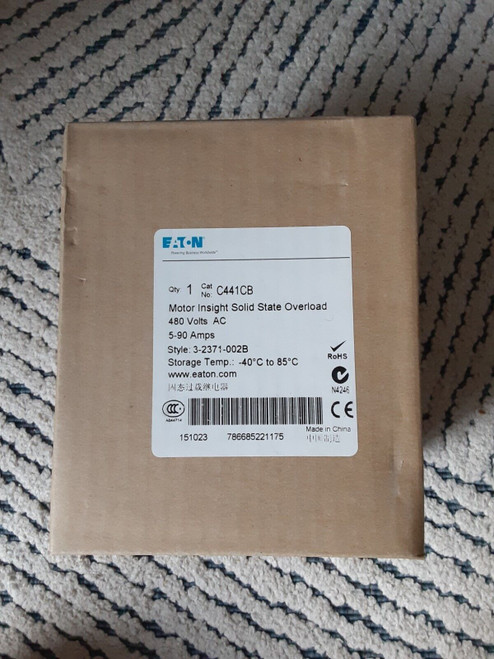 Eaton C441Cb Motor Manager With Keypad,480Vac,5-90A Solid State ...