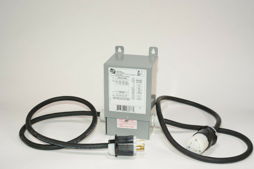 30 Amp 208V Buck Boost Transformer - Plug And Connector Cables Included ...