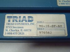 Triad Microguard Mg-16-0F-Au Safety Light Curtain Set 16" Emitter ...