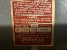 Zero Max Qx1 Mechanical Adjustable Speed Drive. - Industrial Lynx