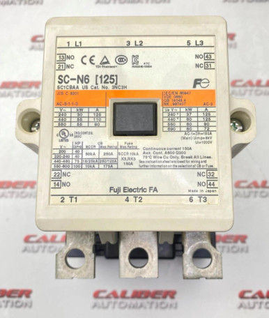 Fuji Sc-N6 (125) Motor Starter Contactor - Industrial Lynx