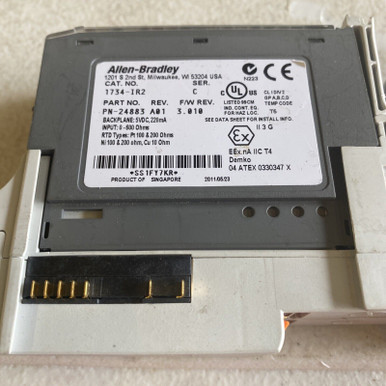 Allen-Bradley 1734-Ir2 C Point I/O 2 Point Rtd Input Module W/Base ...