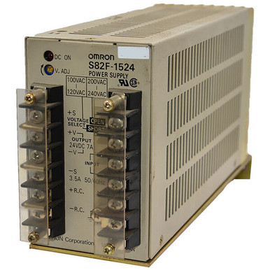 S82F1524 Omron 7A 24Vdc 150W Switching Power Supply - Industrial Lynx