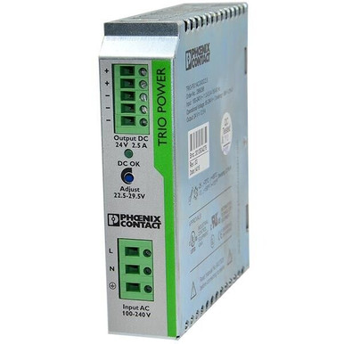 Trio-Ps/1Ac/24Dc/2.5 Phoenix Contact 2.5A 24Vdc Power Supply Trio ...
