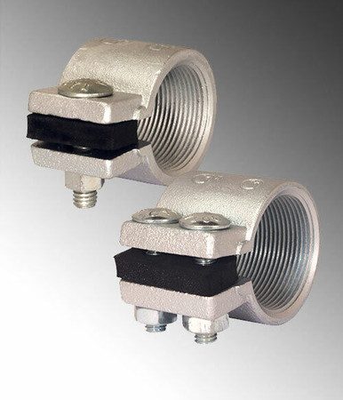 6" Split Coupling Malleable Iron - Industrial Lynx