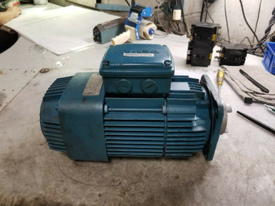 Demag .1/.8 Hp Electric Ac Motor 480 Vac 495/3410 Rpm 3 Phase 80Z12/2 ...