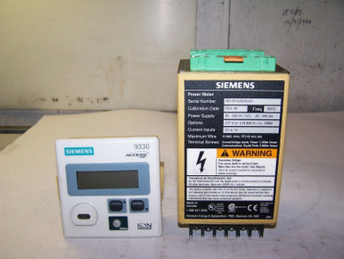 Siemens Access Compatible Display Module 9330-Display W/ Power Meter ...