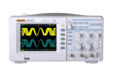 Rigol Oscilloscope 100Mhz Ds1102E 1G + Dg1022 Fg 20Mhz - Industrial Lynx