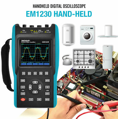 Handheld Digital Scopemeter Oscilloscope Multimeter Lcd 25Mhz 100Msa/S ...