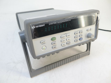 Agilent Hp 34970A Data Acquisition Switch Unit W/ 34907A Multi-Function ...