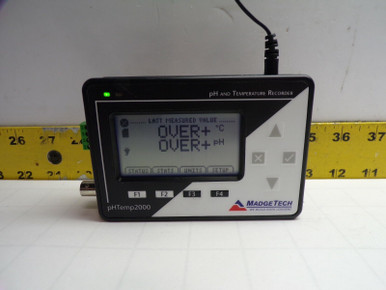 Madgetech Phtemp2000 Ph And Temperature Recorder / Data Logger With Lcd ...