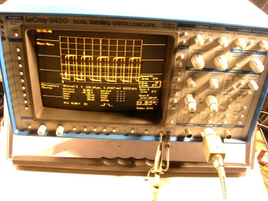 Lecroy 9420 Dual Channel 350Mhz 100 Ms/S-10 Gs/S Oscilloscope ...