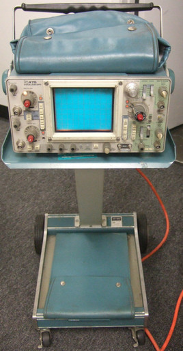 Tektronix Model 475 Oscilloscope With Scope Mobile 200C 2 Channel ...